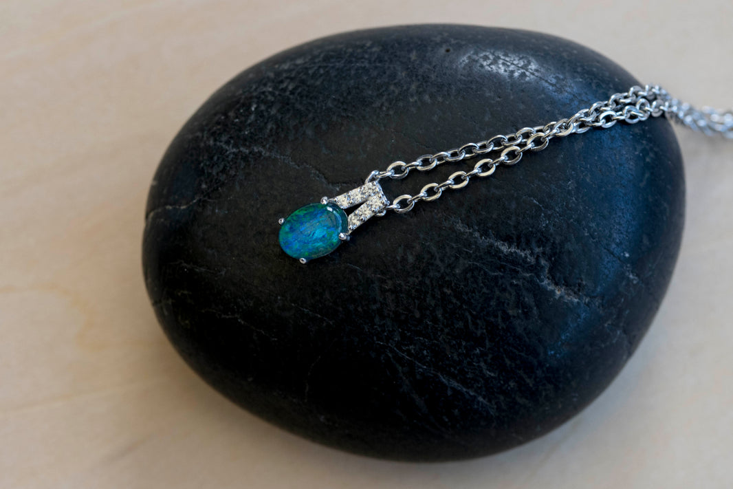 Australian Triplet Opal Pendants in Sterling Silver – Australian Opal ...